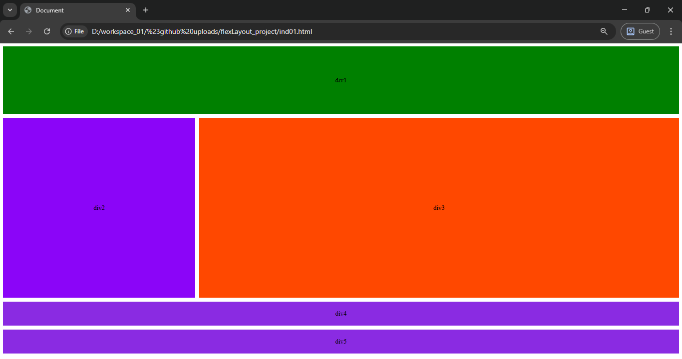 Flex Layout Project | Flex-Layout-Project